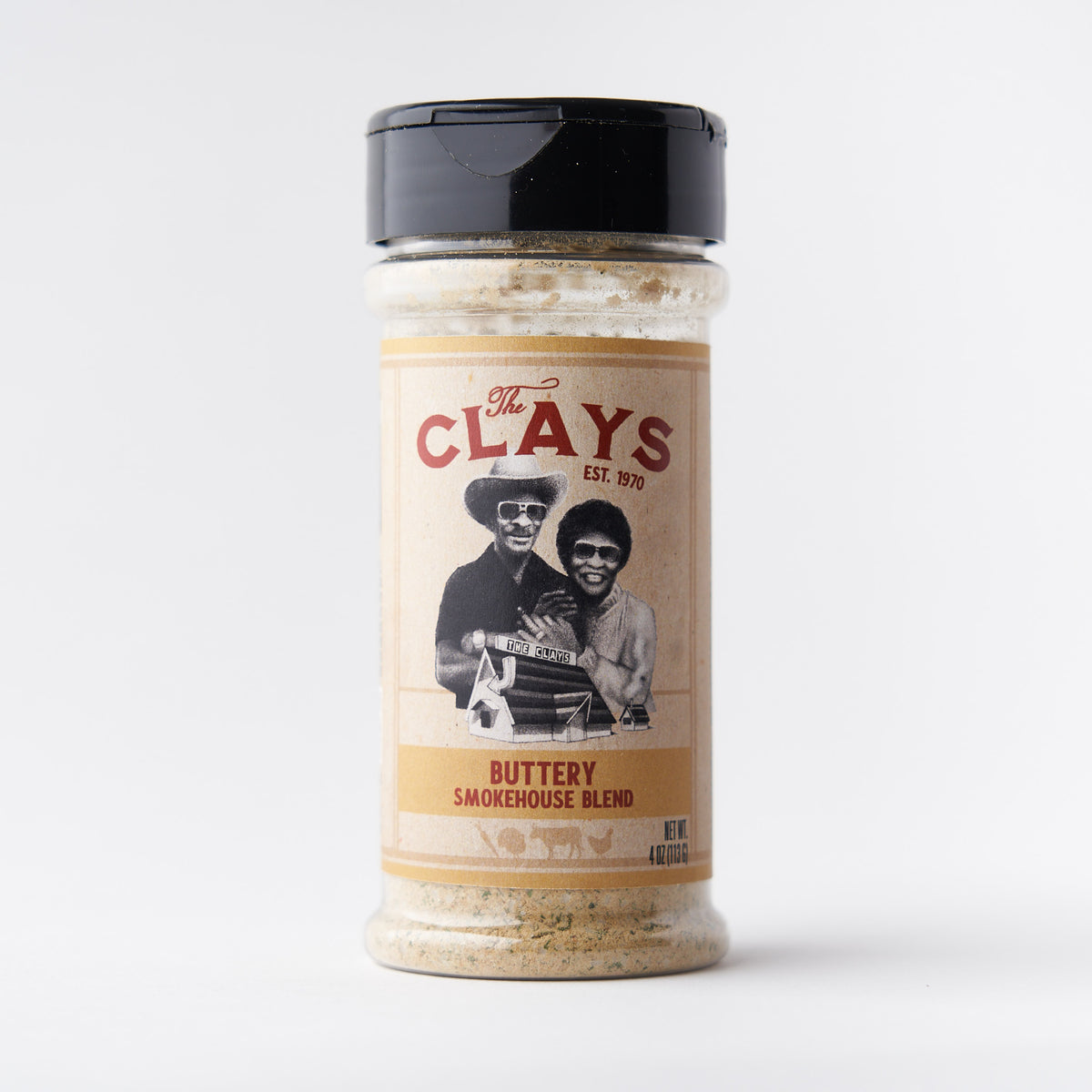 Clay's Buttery Smokehouse Blend ~ 4oz. Shaker Bottle – Clay Family Recipes